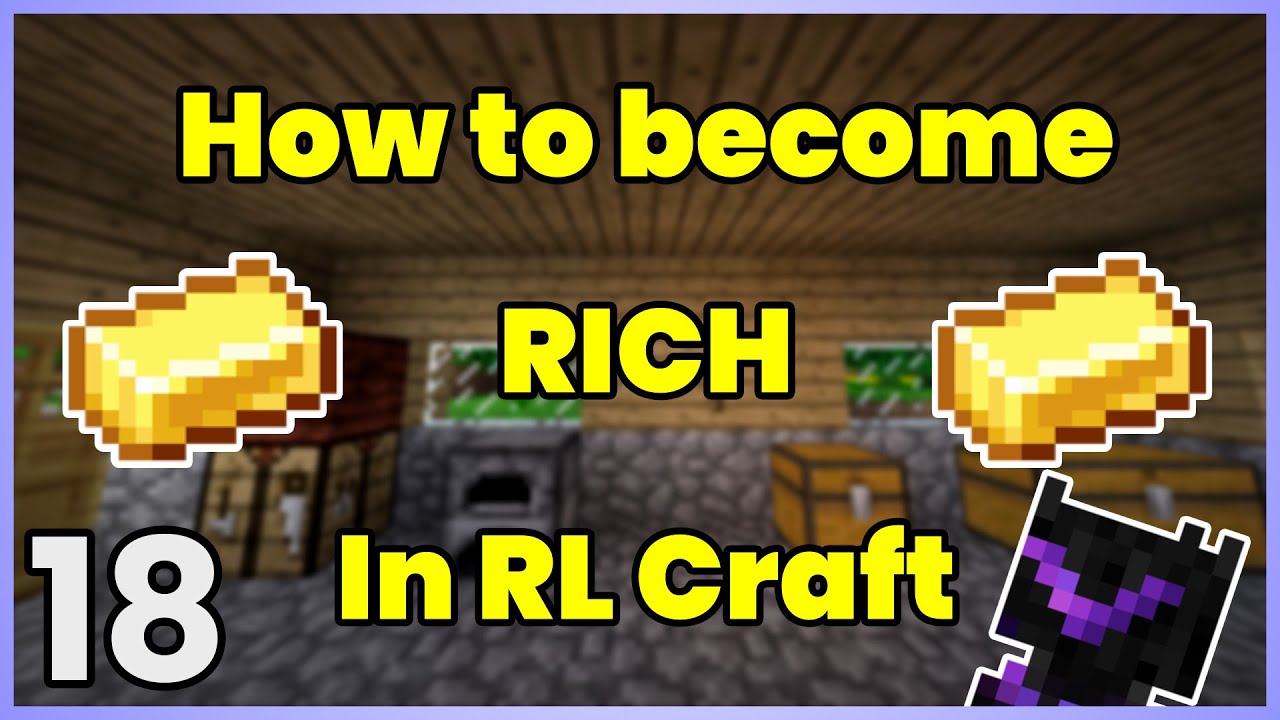 Top Gamer becomes rich in Minecraft - RLCraft 18 - YouTube