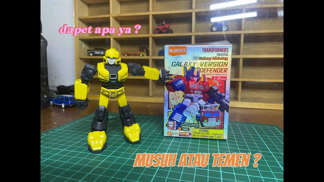 Blokees Transformer Defender 01, Bumblebee: teman Autobots atau ...