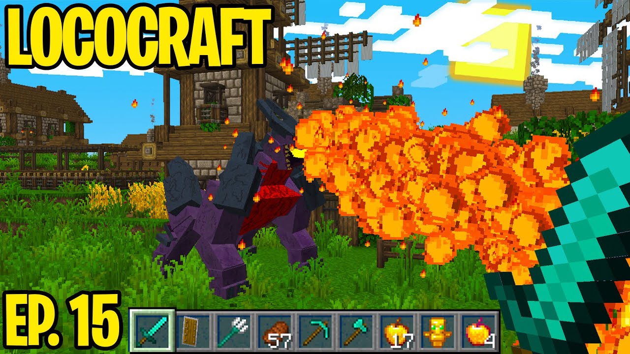 Ho Incontrato Un Mostro LEGGENDARIO - LocoCraft Ep. 15 - YouTube