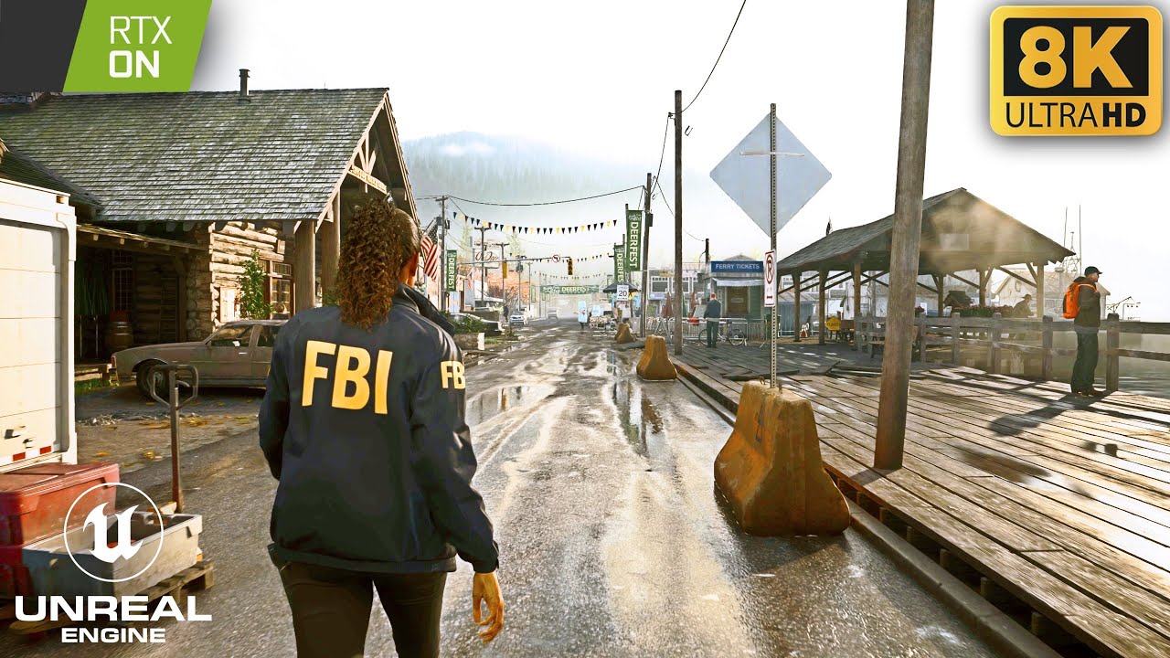 Alan Wake 2 - 8k Ultra Ray Tracing Settings RTX 4090 Ultra Graphics ...