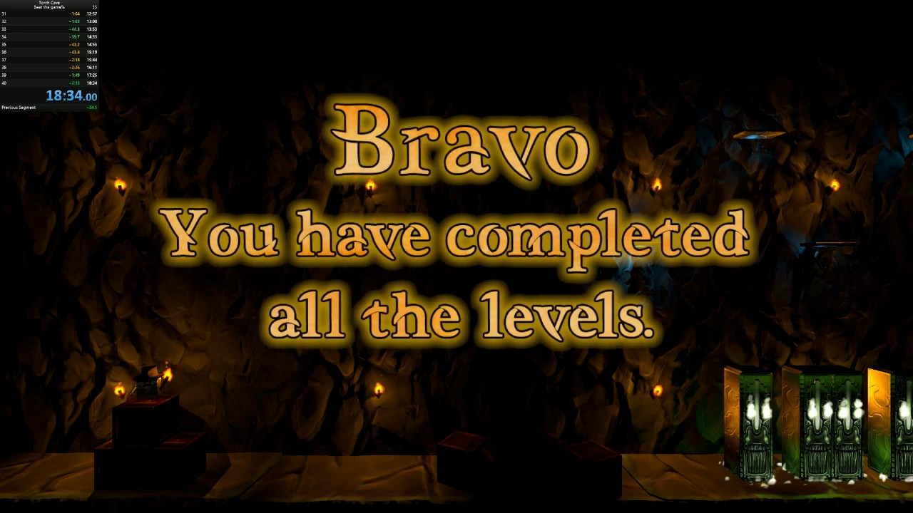 Torch Cave Any% Speedrun World Record (18:34) - YouTube