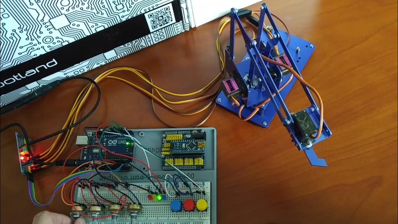 Ovládání robotické ruky MeArm pomocí Arduino UNO - YouTube