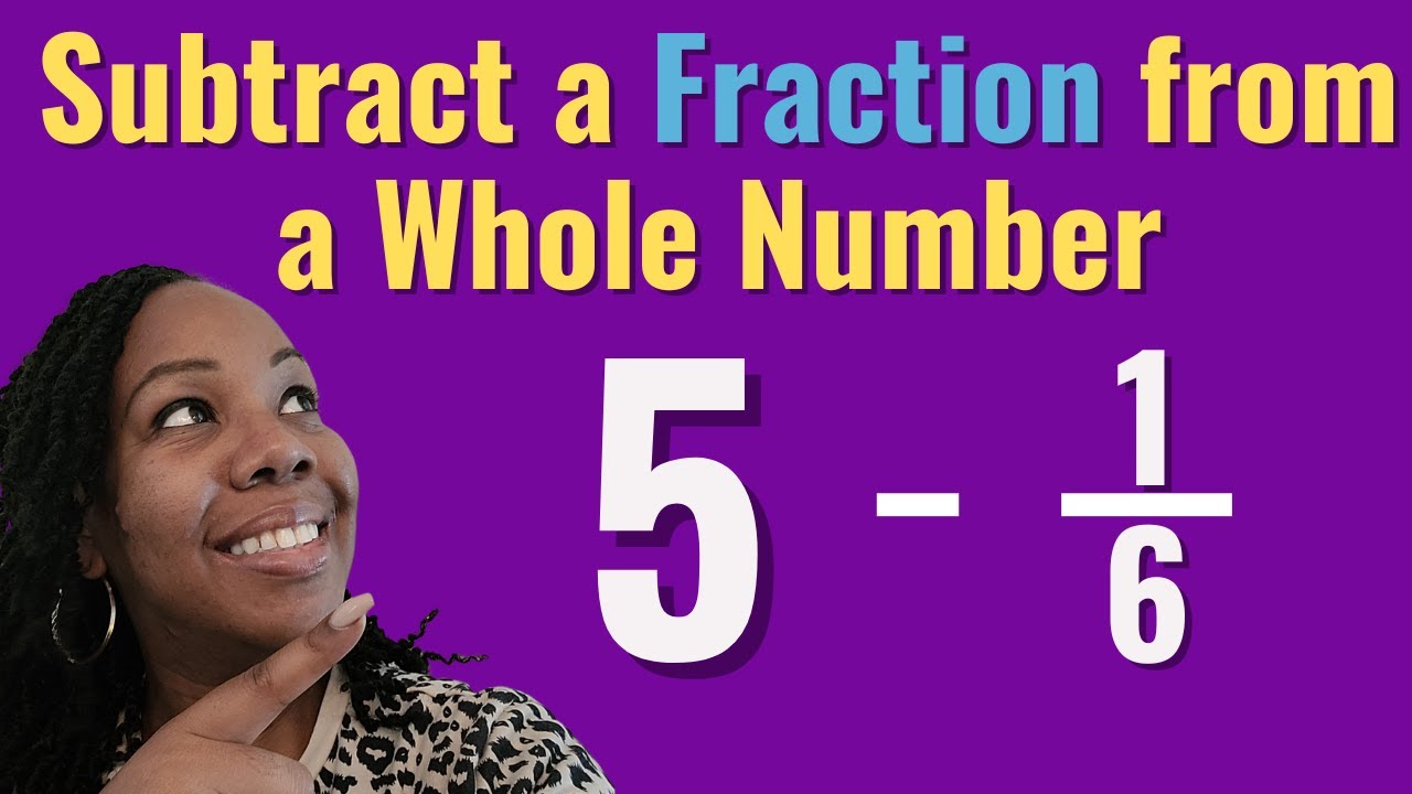 How To Subtract A Fraction From A Whole Number Teach Elementary Math How To Subtract A Fraction From A Whole Number Teach Elementary Math