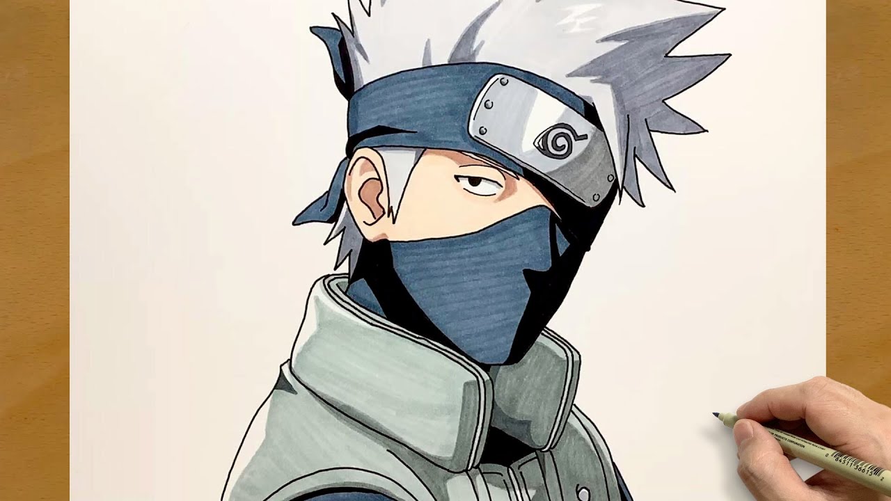 How to Draw Kakashi from Naruto - Ultimate Guide for Anime Fans - YouTube