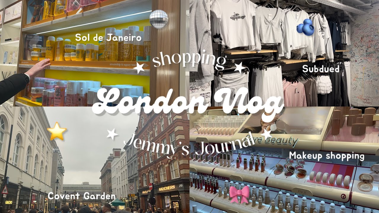 London shopping vlog 🫐💫 Subdued, Brandy Melville, Space NK, Urban ...