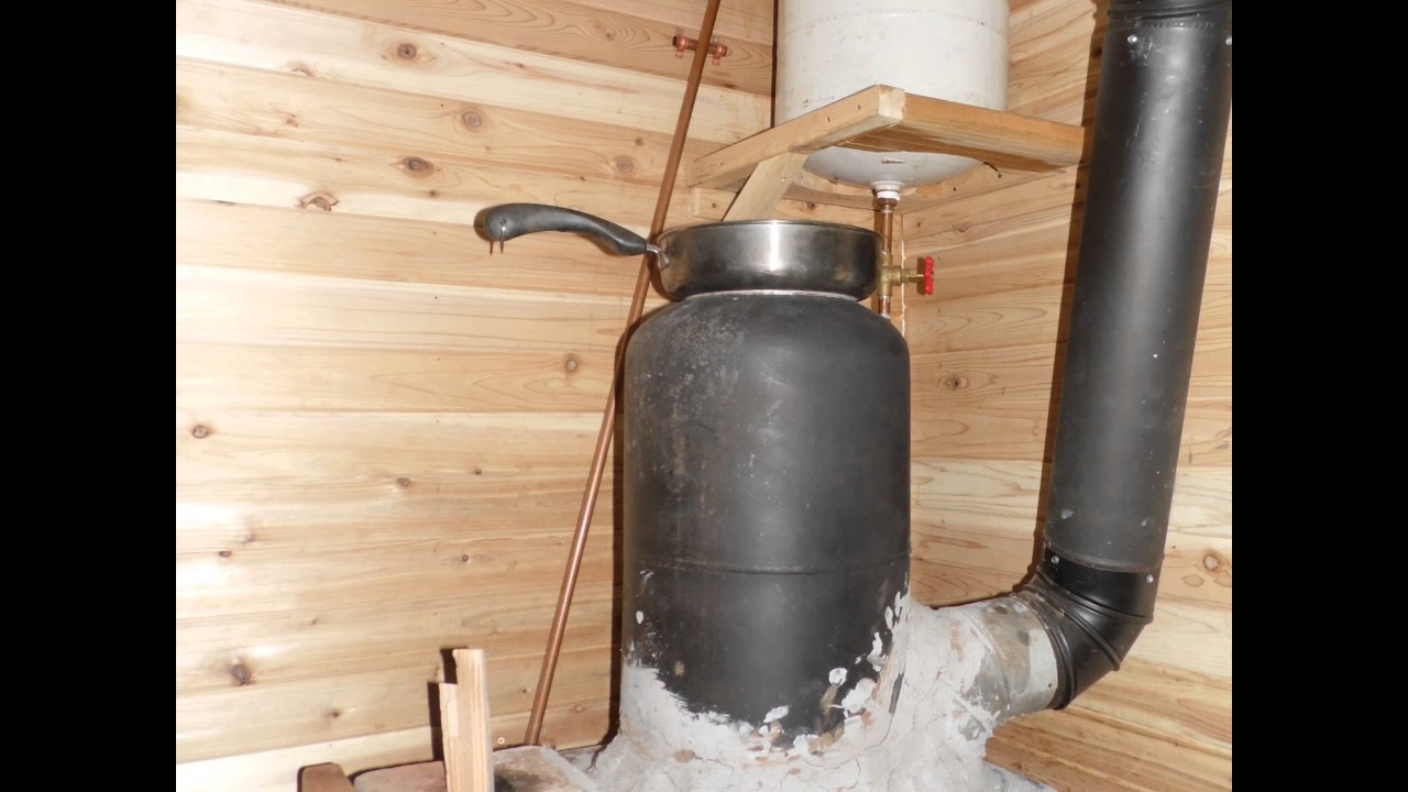 Rocket Stove Boiler and Sauna (on wheels!) - YouTube