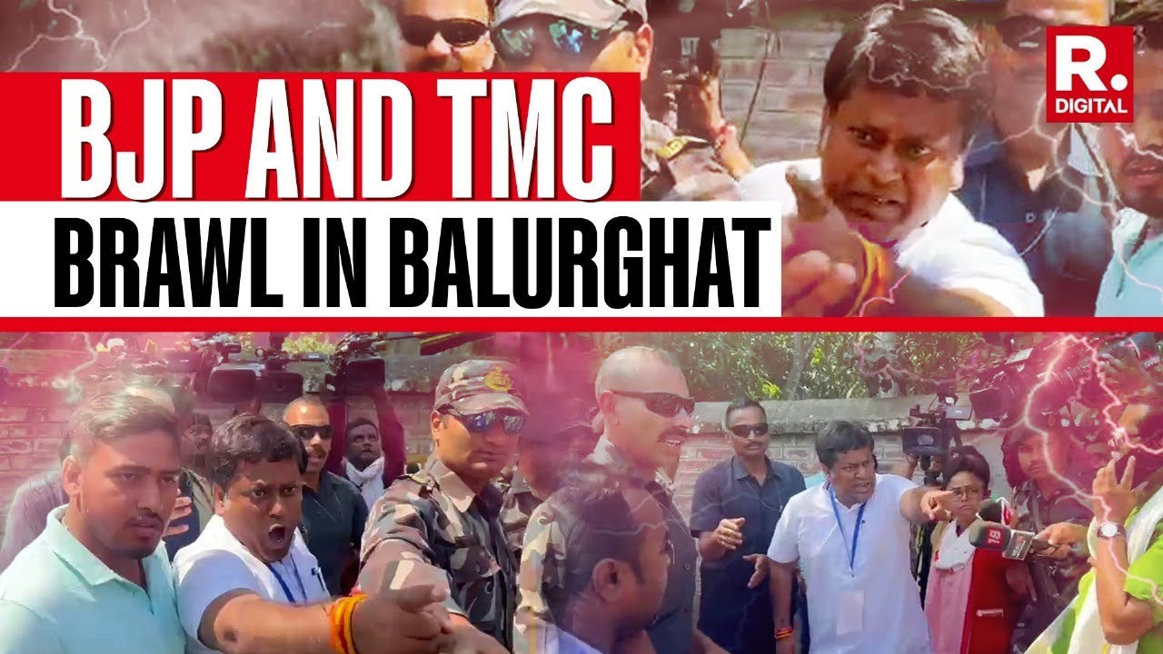 BJP vs TMC Fight Heats Up In Bengal As Sukanta Majumdar, TMC Worker Get ...