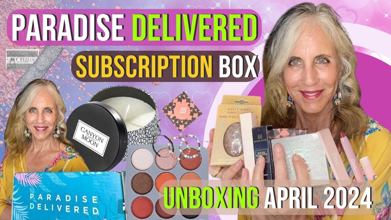Paradise Delivered Subscription Box Unboxing April 2024 | Got 9 Great ...