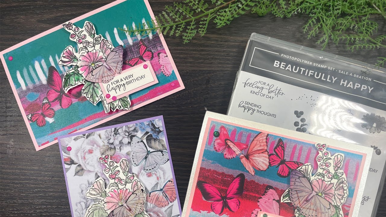 Stampin Up! Beautifully Happy Birthday cards | card making tutorial ...