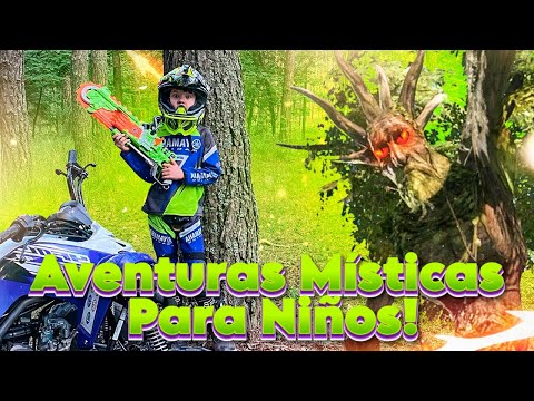 Las Aventuras de Den en Moto y en Coche! | Aventuras Místicas para niños!