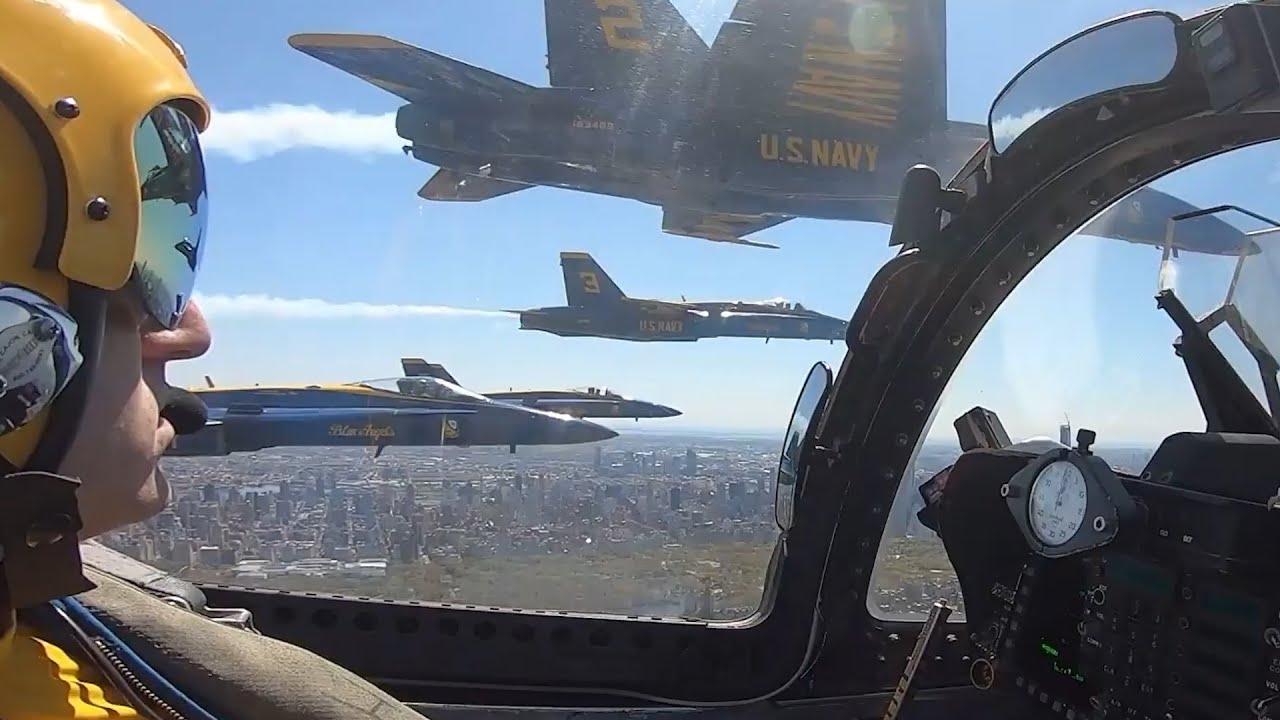 Insane aerial view from U.S. Navy Blue Angels - YouTube