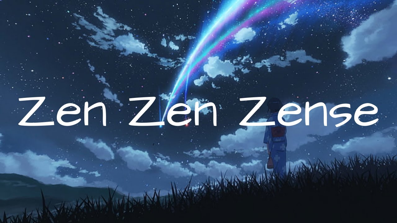 Zen Zen Zense - (Cover by. 粉ミルク) Lyrics Video | Japanese Acoustic Song ...