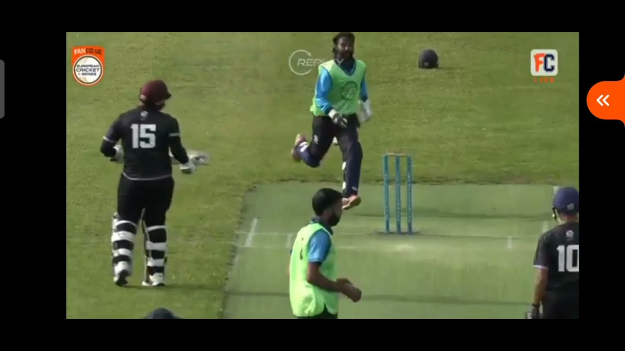funny run-out wicketkeeper😂 - YouTube