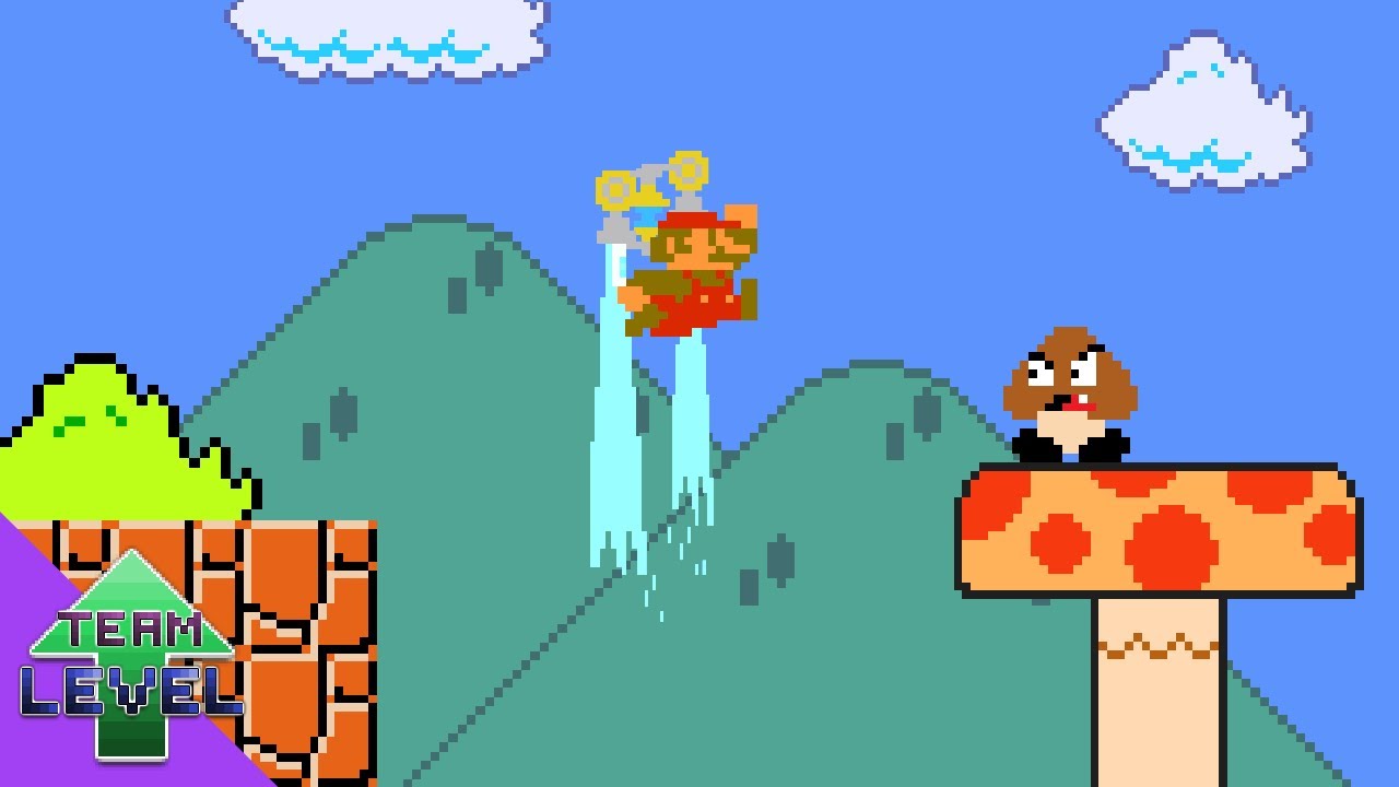 FLUDD Mario would be OP in Super Mario Bros. - YouTube