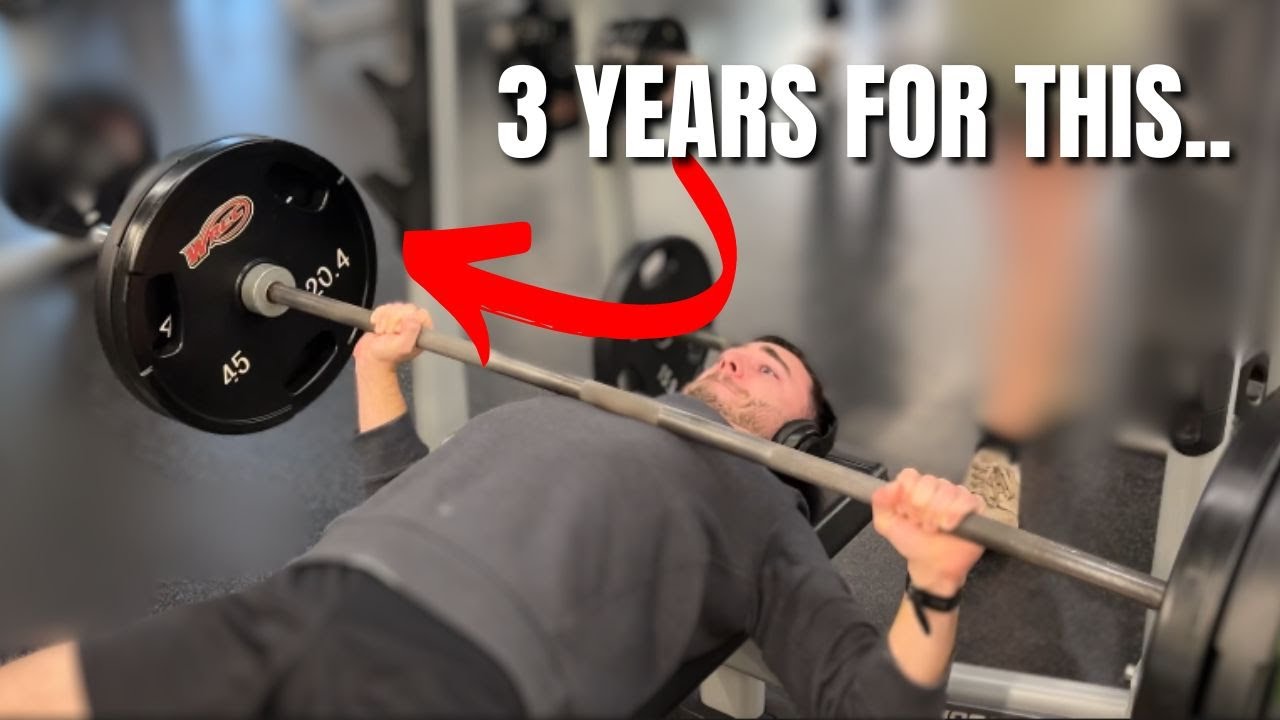 I Finally Benched 225 After 3 Years of Training - YouTube