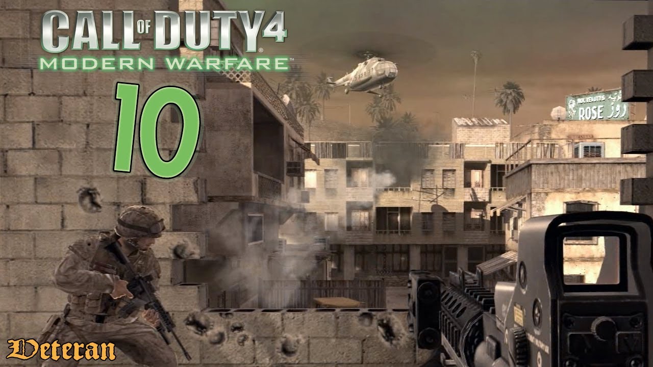 Let's Veteran CoD4 Modern Warfare #10 [deutsch] - raus hier - YouTube