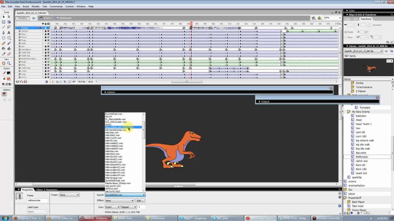HowTo: Make barbftr Monster, from zilch to raptor 06 part 5 - YouTube