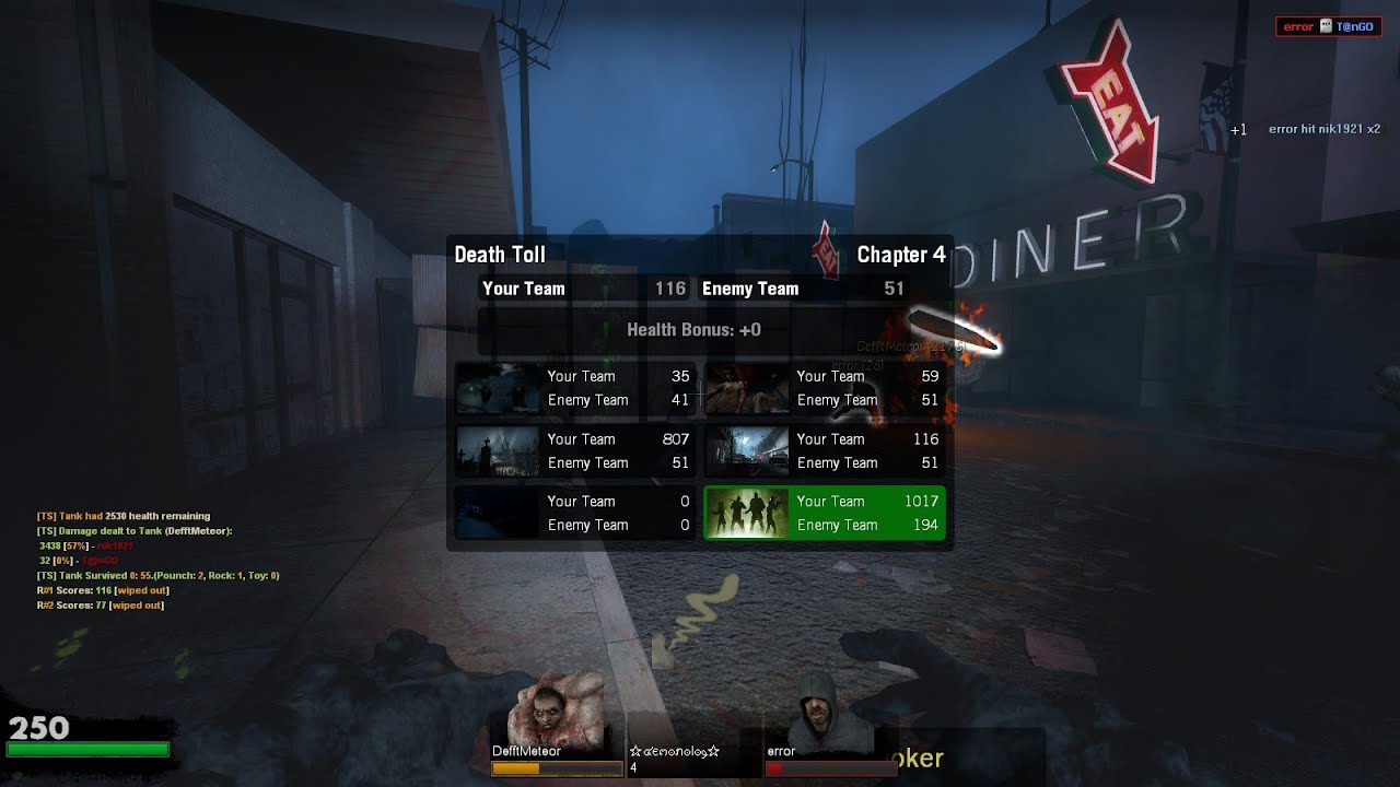 Left 4 Dead 2007 mods / gameplay horror server - YouTube