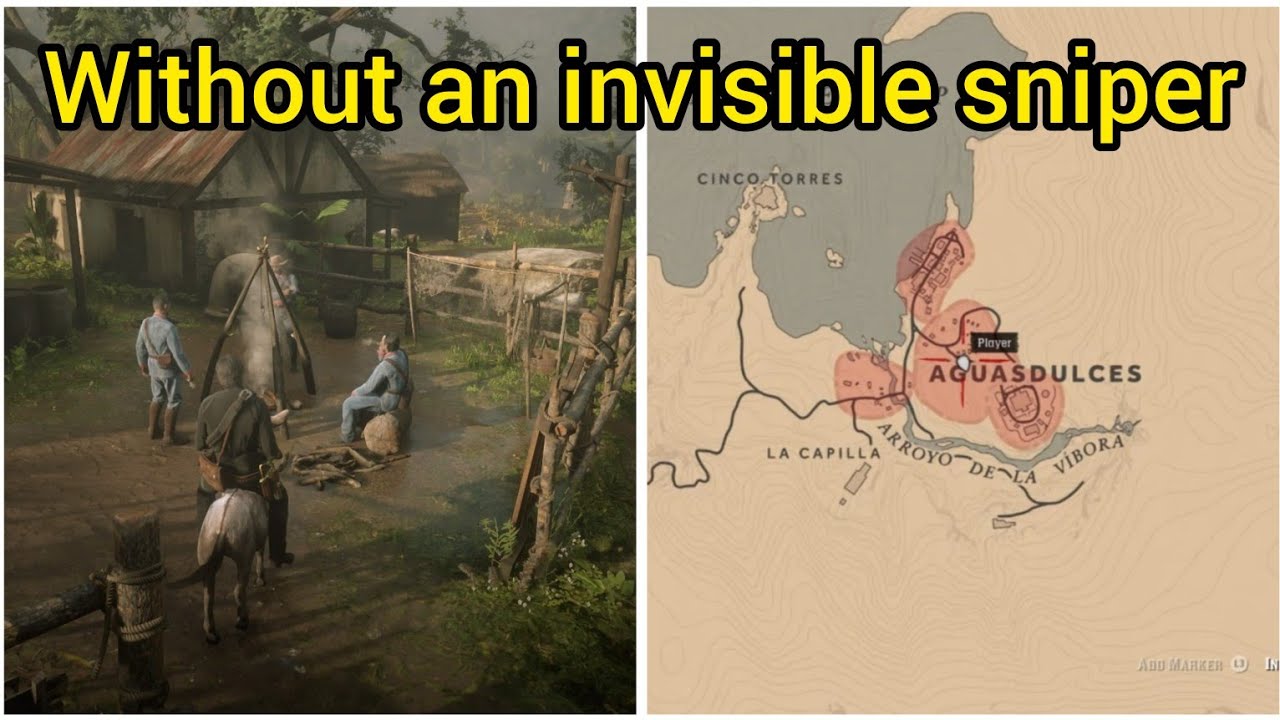 The easiest way to get to Guarma in Red Dead Redemption 2 (Remove the invisible sniper Rdr2 ...