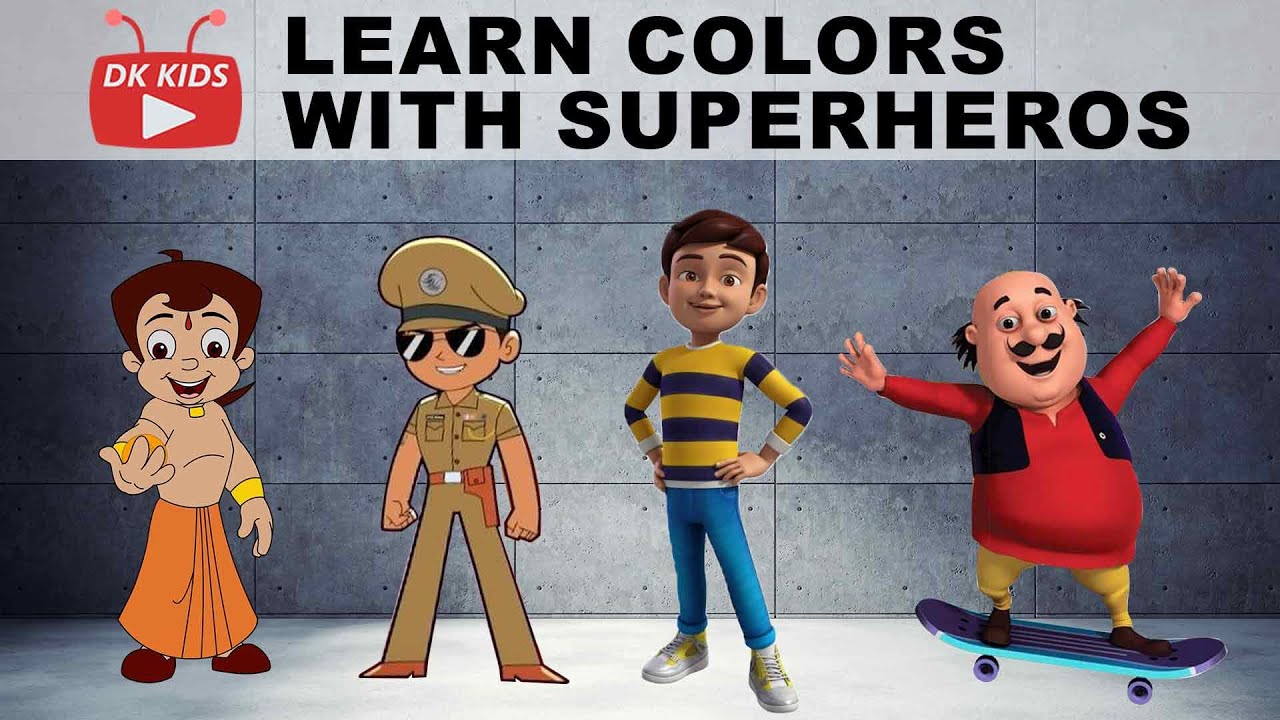 Find Colors With Superheros | DK Kids - YouTube