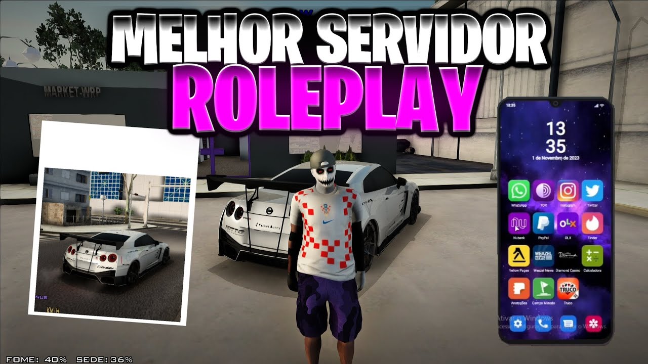O MELHOR SERVIDOR ROLEPLAY ESTILO FIVEM 😍 GTA SAMP ANDROID/PC - YouTube