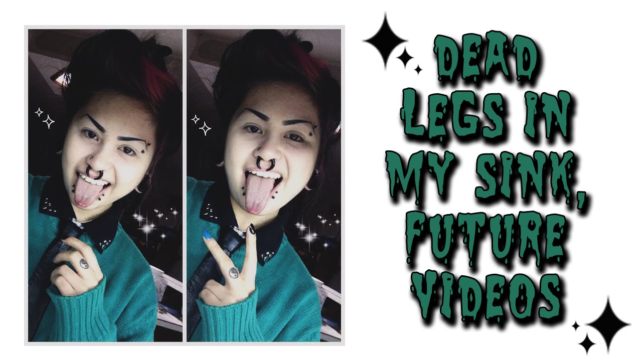 Dead legs in my sink, future videos | vlog - YouTube