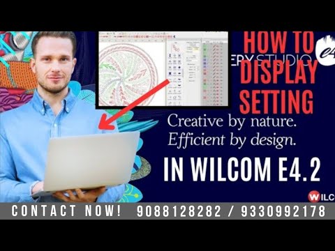 how to | Display | Setting | in Wilcom e4.2 - YouTube