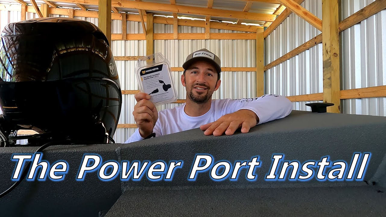 Installing a Minn Kota Power Port - YouTube