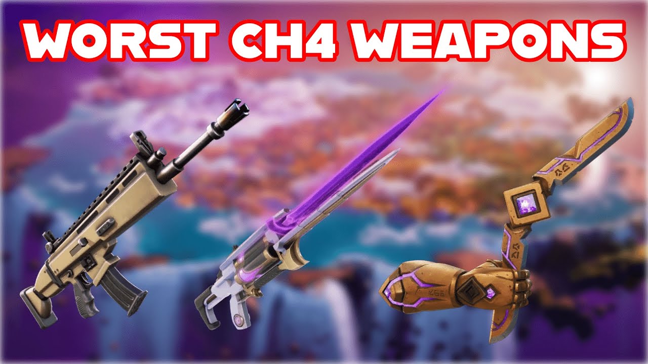 Revisiting THE WORST WEAPONS In Fortnite Chapter 4... - YouTube