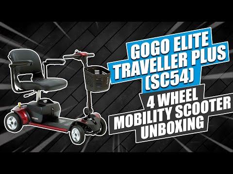 👨🏻‍🔧GOGO Elite Traveller Plus (SC54) 4 Wheel Mobility Scooter Unboxing