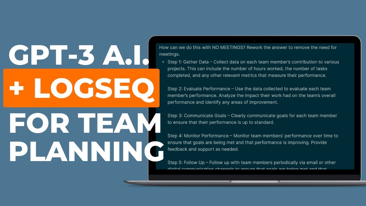 Design a Distributed Team Plan with LogSeq & AI Integration - YouTube