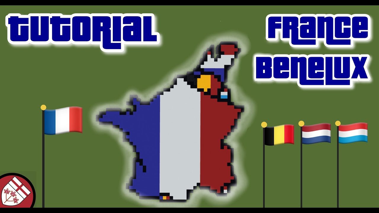 How to Build France & Benelux - World Map Tutorials (Part 2) - YouTube