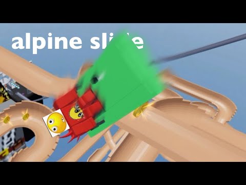 alpine sliding on roblox - YouTube
