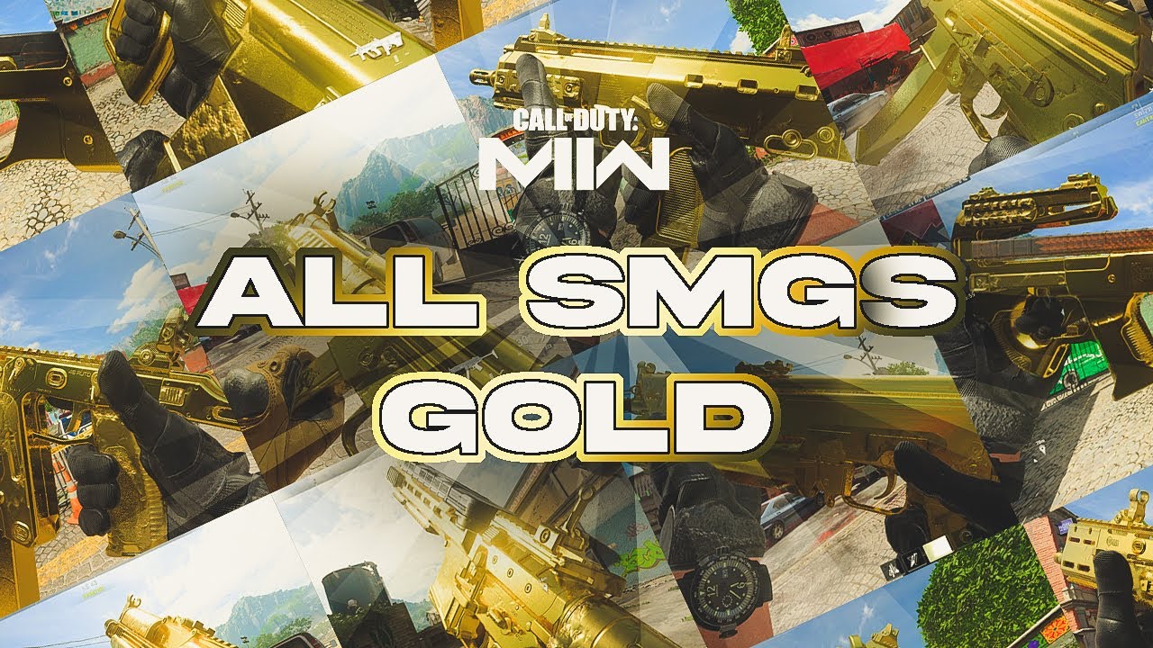 Unlocking Gold For *ALL* SMGs in MW2! (ROAD TO ORION) - YouTube