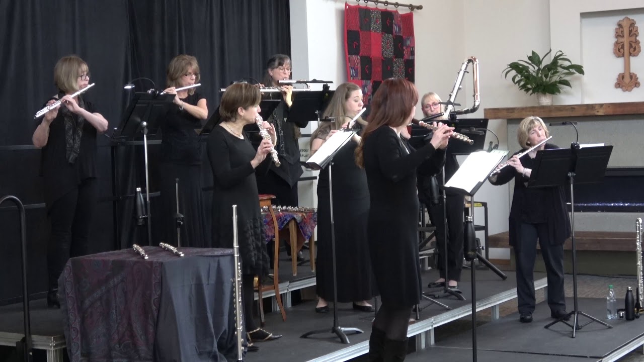 "Scarborough Fair" Performed by The Circle of Flutes flute choir - YouTube