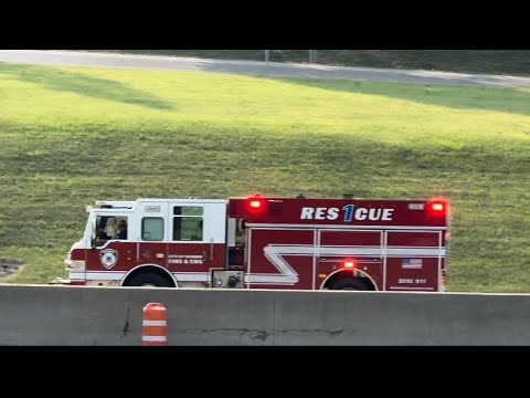 Newark Ohio Fire Rescue 1 Responding - YouTube
