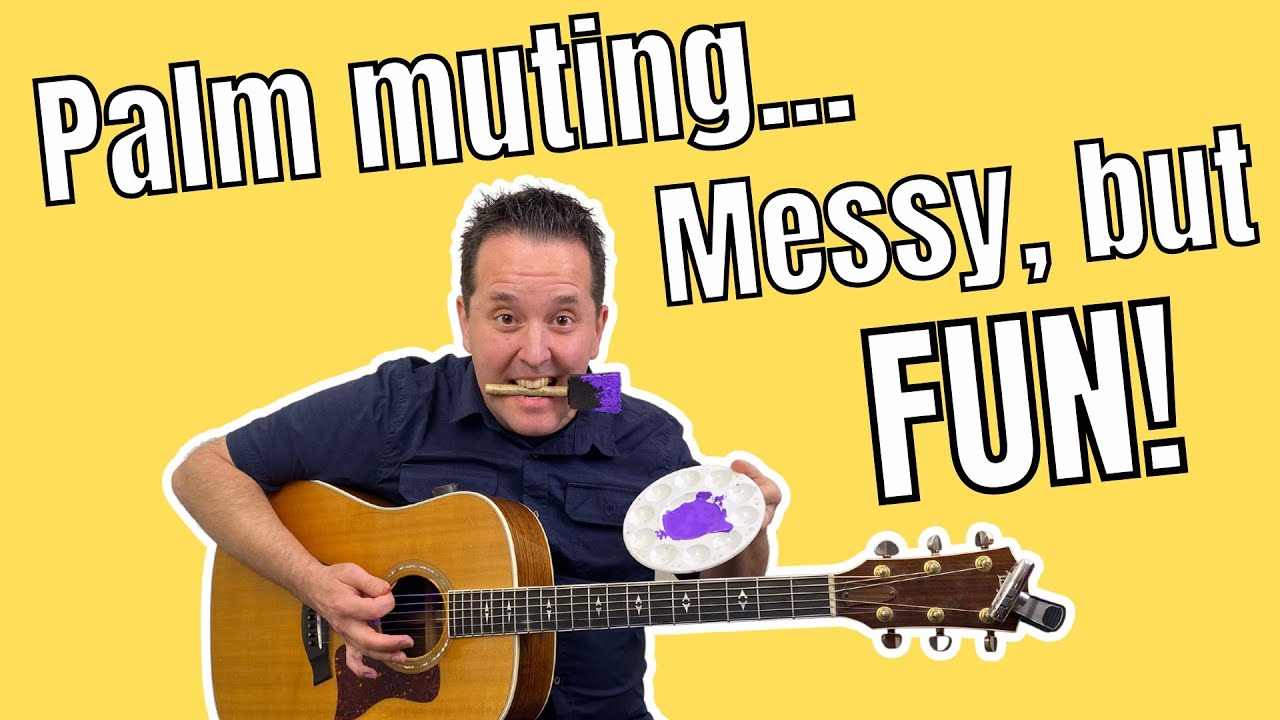 A messy (but effective) approach to palm muting - YouTube