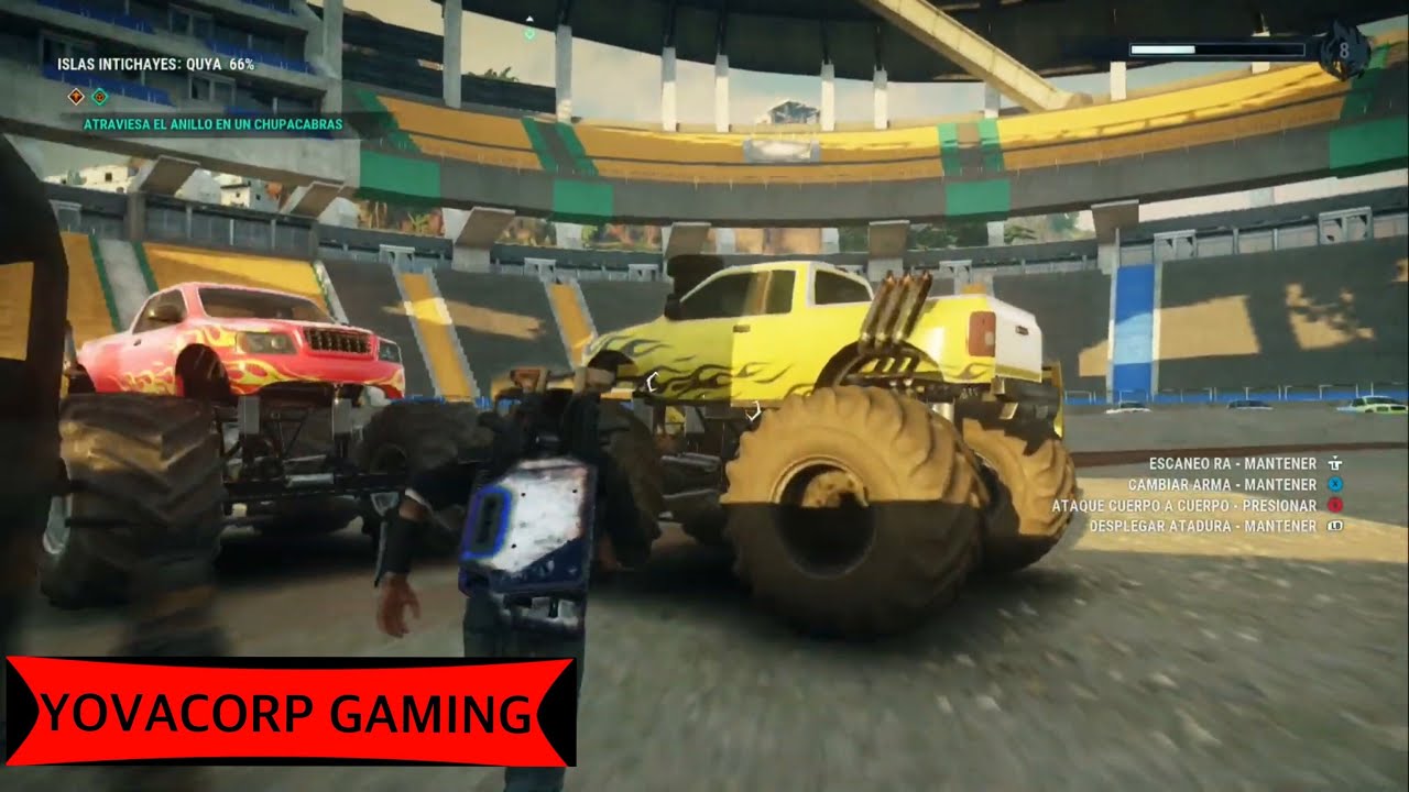 Just Cause 4- Quya ( 6 acrobacias 100%) GUIA - YouTube