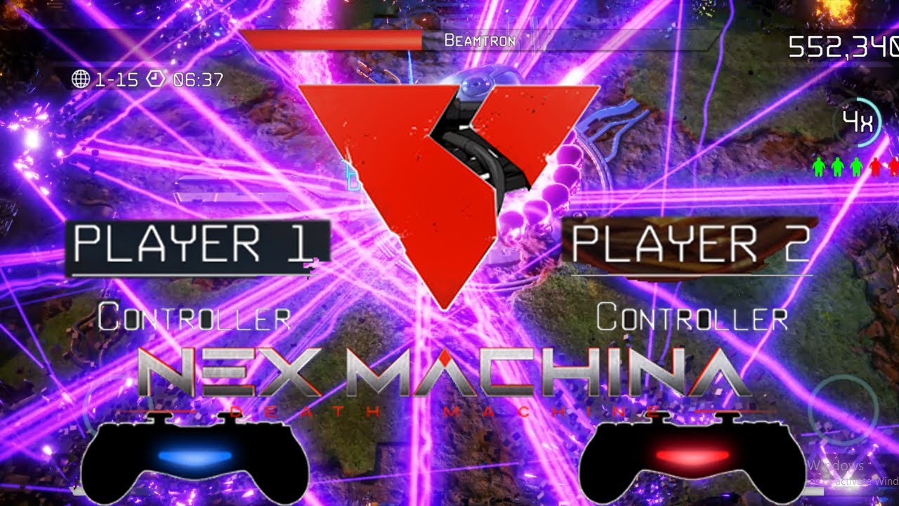 Nex Machina Multiplayer Gameplay Intense Co-Op Arcade Action! | Co op ...