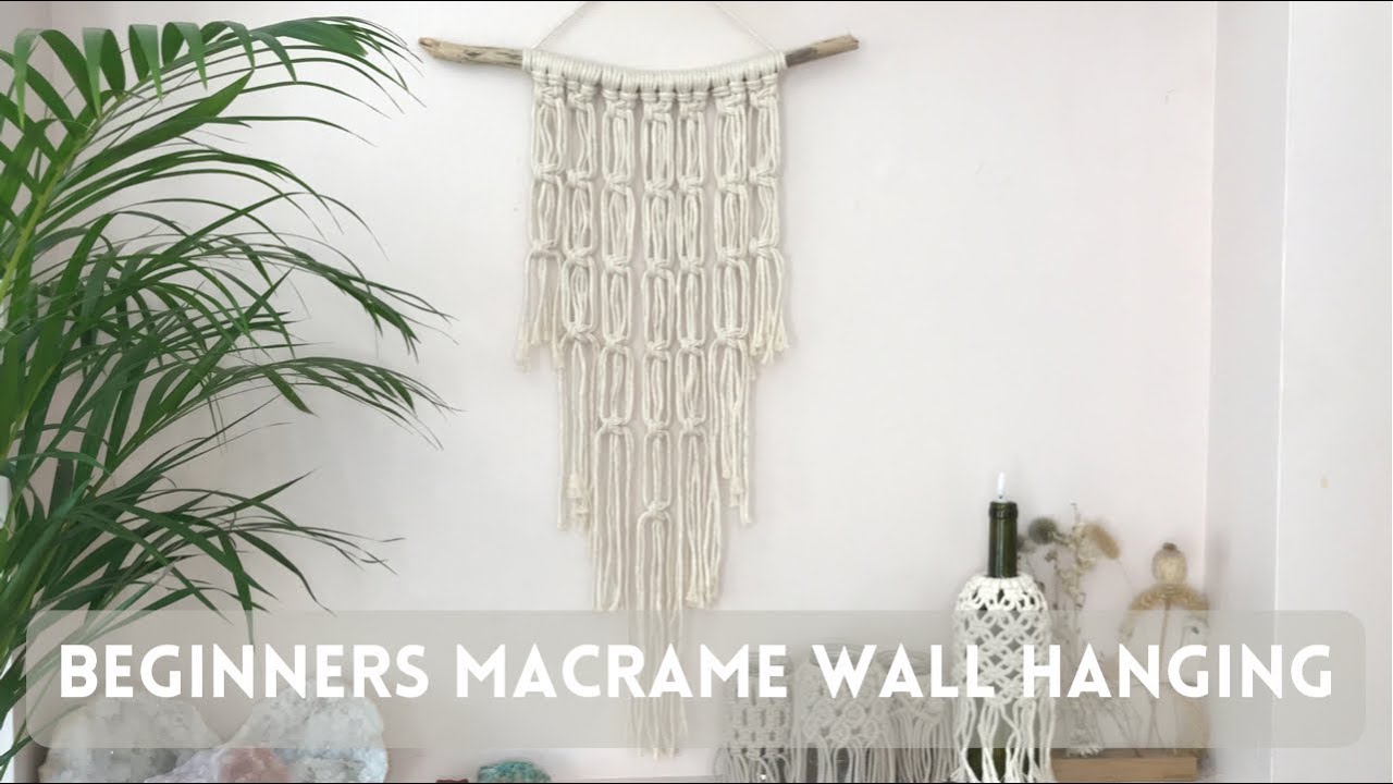 Easy Macrame Wall Hanging For Beginners - Macrame For Beginners ...
