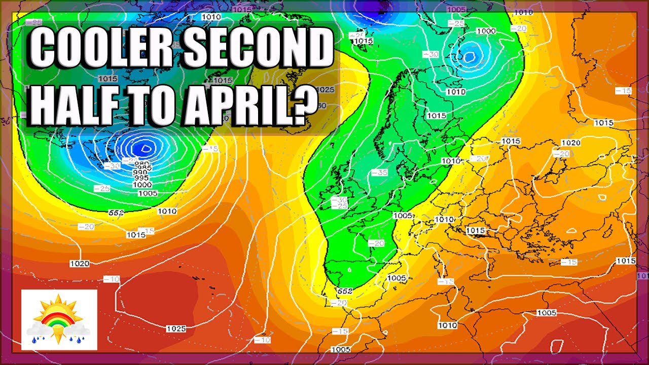 Ten Day Forecast: Cooler Second Half To April Compared To First Half ...