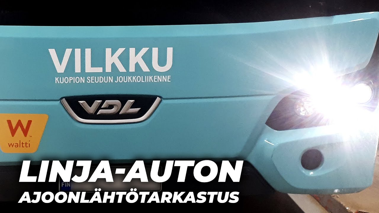 🚍 Linja-auton AJOONLÄHTÖTARKASTUS // VDL Citea LLE-120 // Voice-over ...