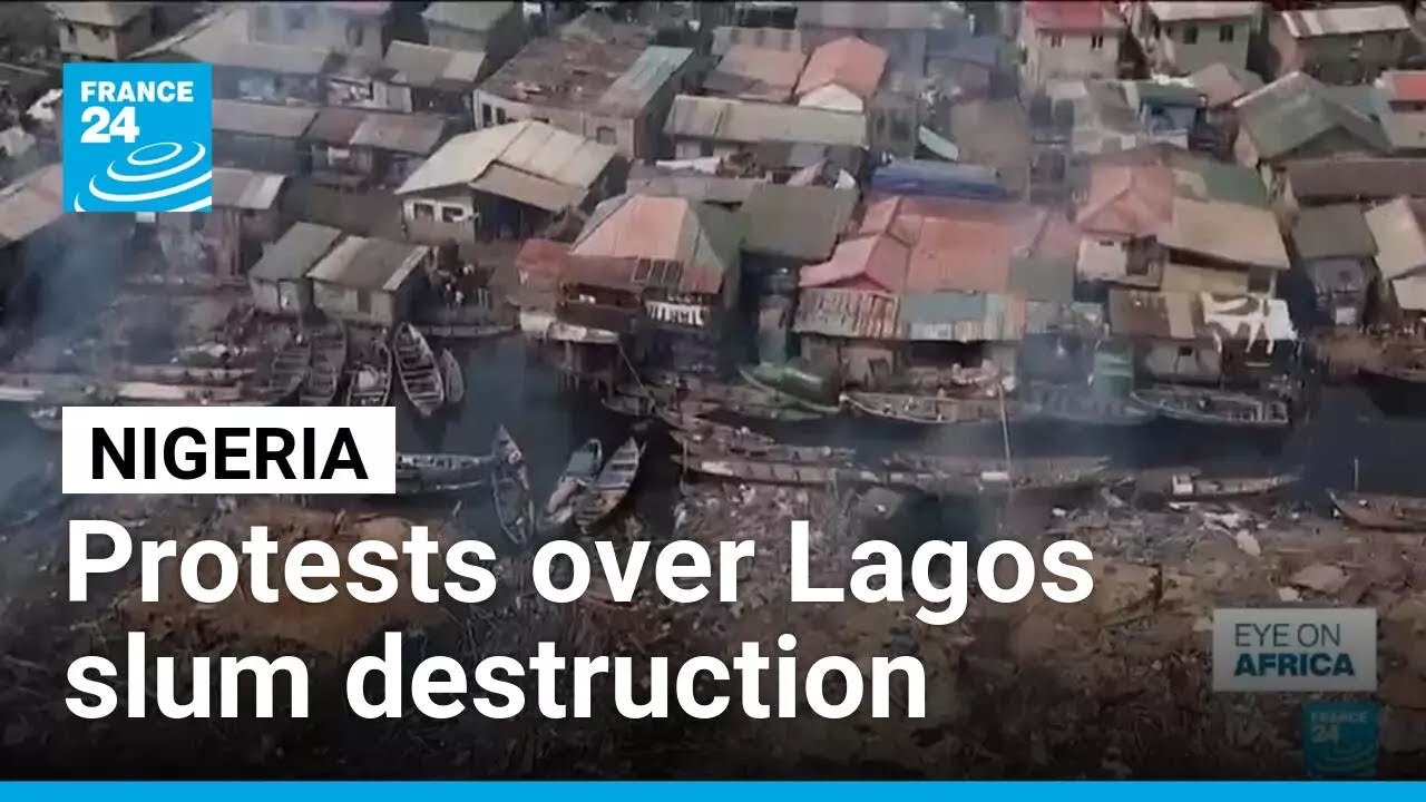 Lagos protesters denounce the destruction of floating Makoko slum ...