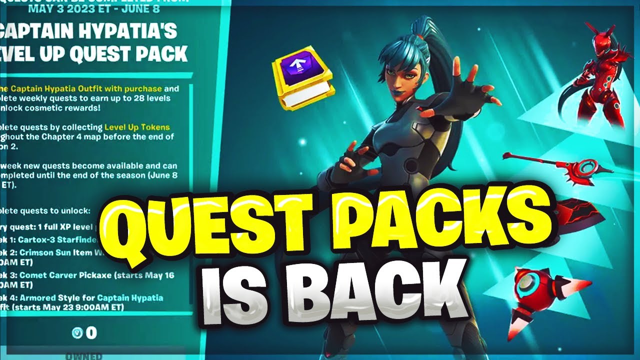 🔼 Releasing Tonight Captain Hypatia's Level Up Quest Pack - YouTube