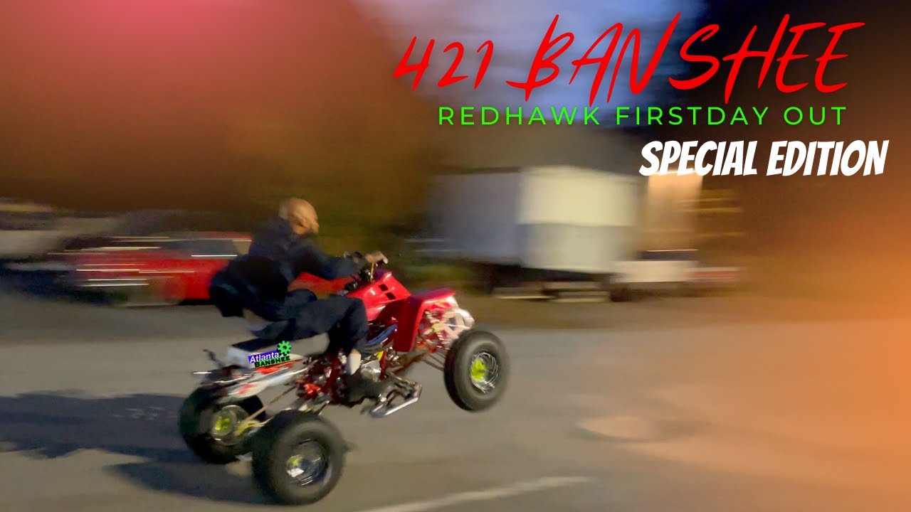 421 BANSHEE FIRST RUN..NEED A PARACHUTE💨💨 REDHAWK - YouTube