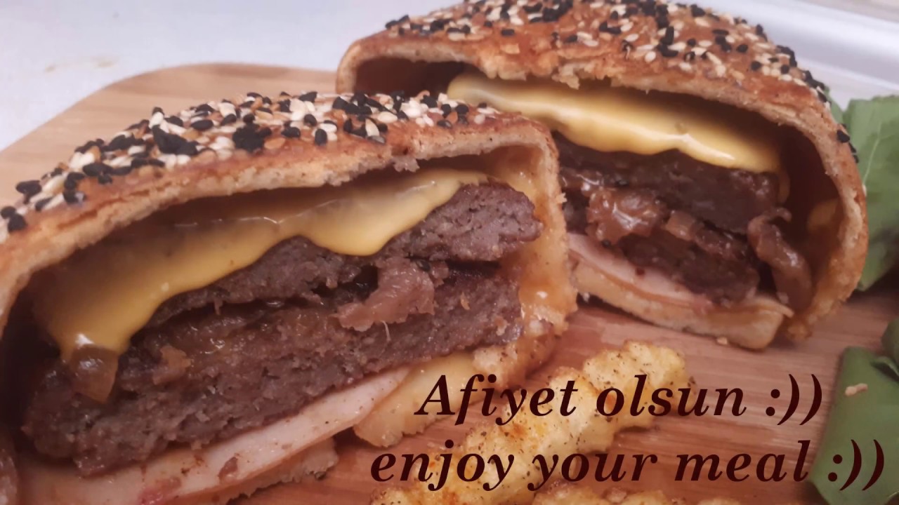KAPALI HAMBURGER & CALZONE BURGER - YouTube