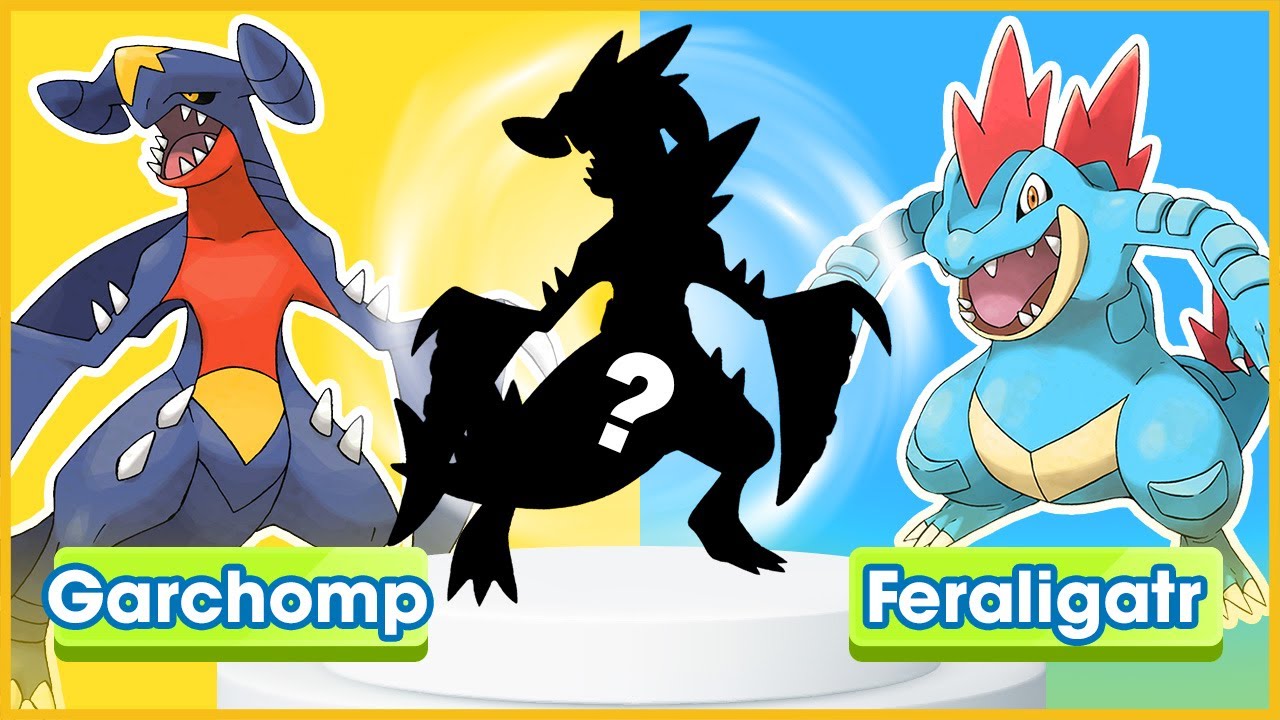 Pokemon Fusion | Garchomp + Feraligatr | pokemon infinite fusion ...