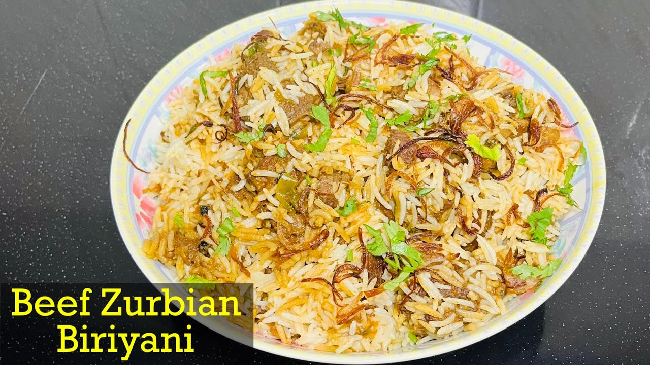 ഈ ചോറിന്റെ രുചി ഒരു രക്ഷയുമില്ല 👌| Beef Zurbian | Zurbian Biriyani ...