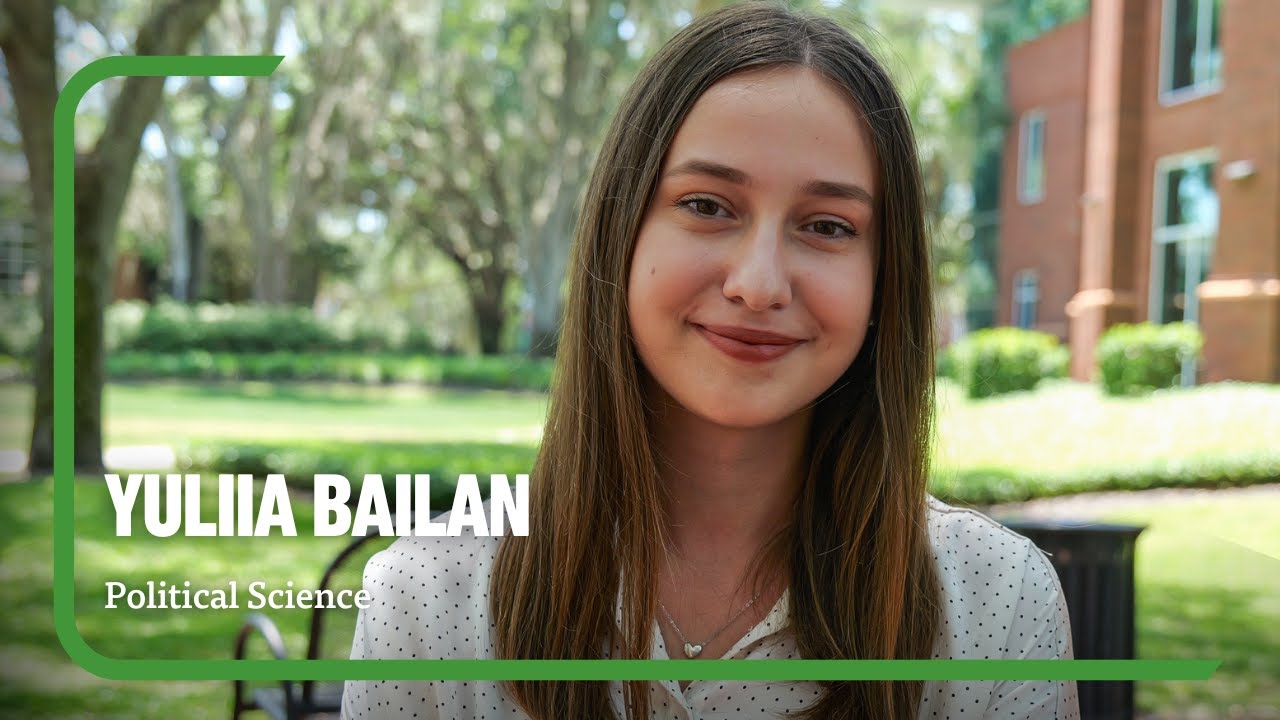 Yuliia Balan, Political Science Major | Class of 2024 - YouTube