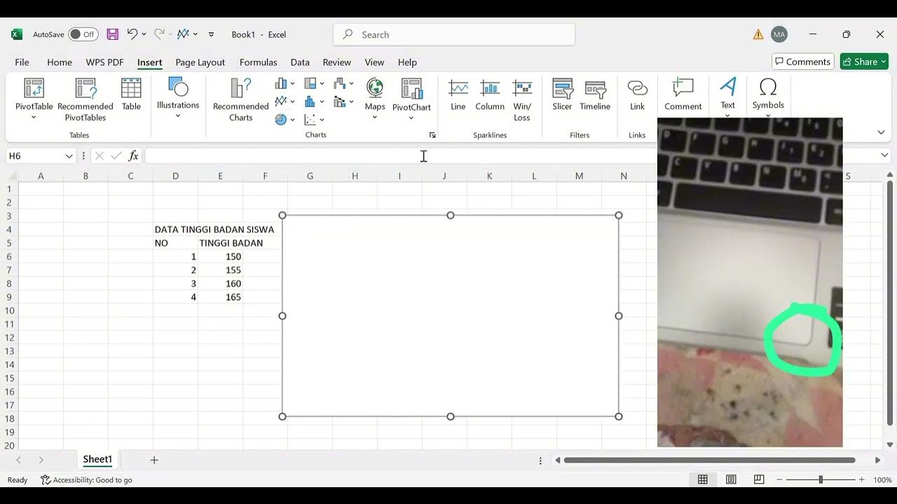 tugas informatika tutorial membikin tabel di word dan grafik di excel - YouTube